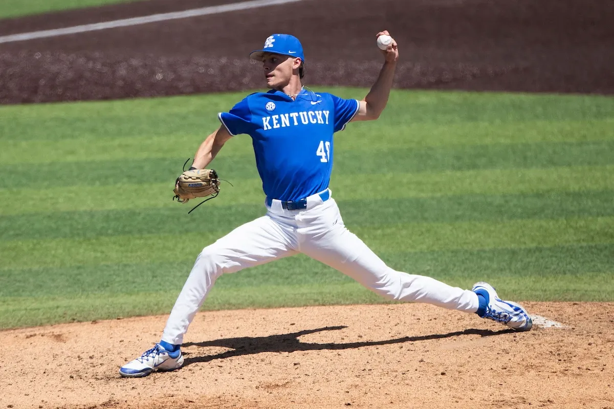 UK coach Nick Mingione discusses the Wildcats' returning pitchers